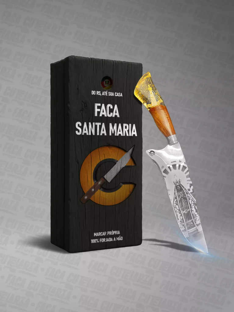 Faca Artesanal Santa Maria - Cutelaria Forjada Á Mão + Garantia | Faca ...